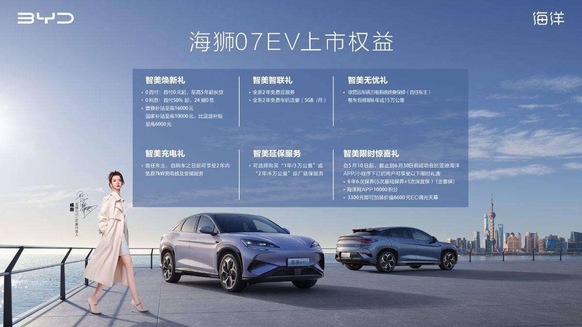 智电SUV比亚迪海狮07EV深圳上市18.98万起售_搜狐汽车_搜狐网