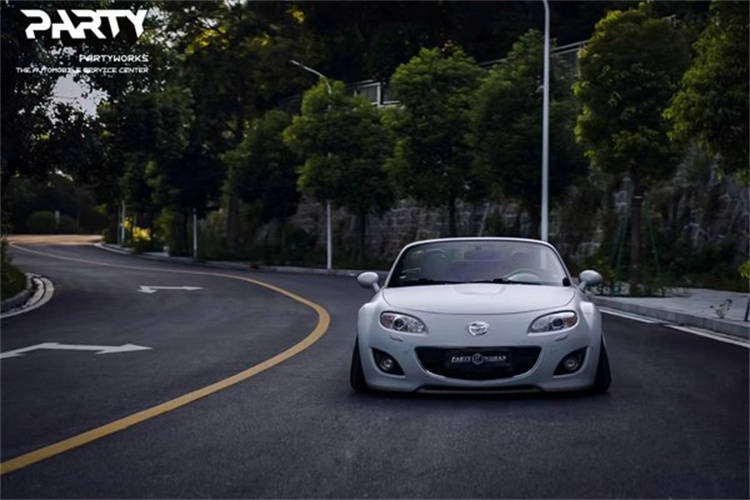 马自达MX5改装AIRBFT气动避震低趴姿态_搜狐汽车_搜狐网