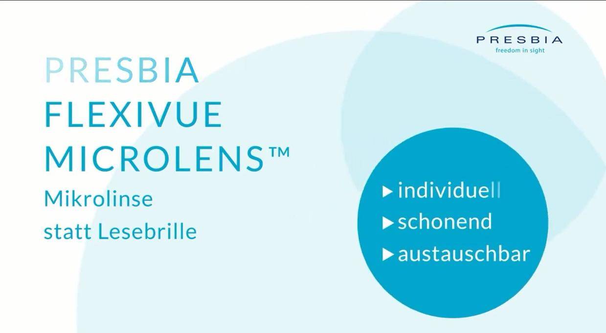 Presbia Flexivue Microlens 可逆老花眼矫正方案