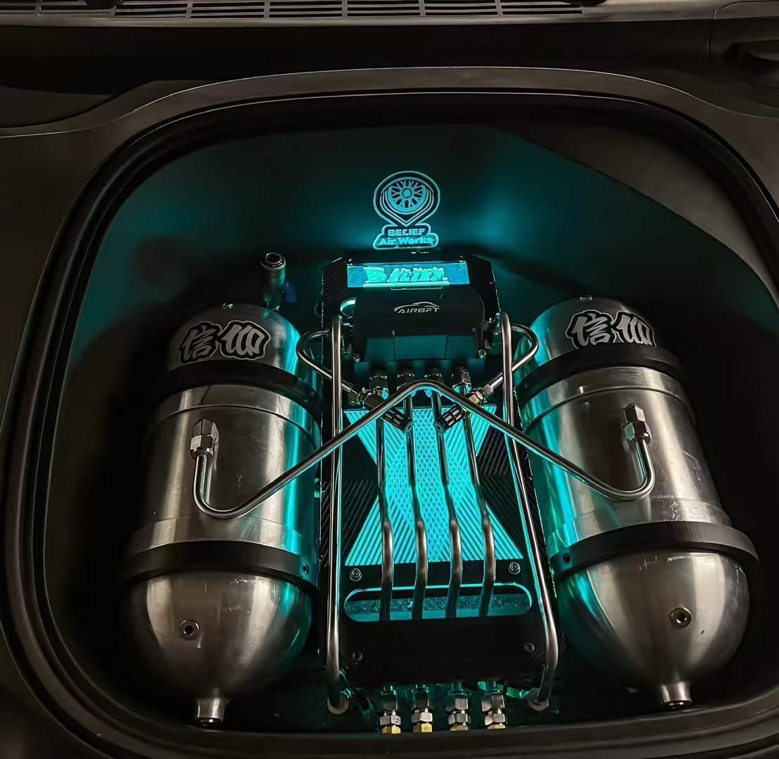 颠覆传统 小鹏P7改装AIRBFT气动避震低趴姿态案例_搜狐汽车_搜狐网