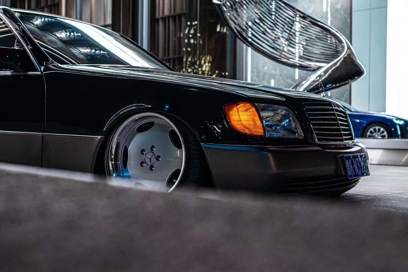 古复姿态 奔驰W140改装AIRBFT气动避震案例_搜狐汽车_搜狐网