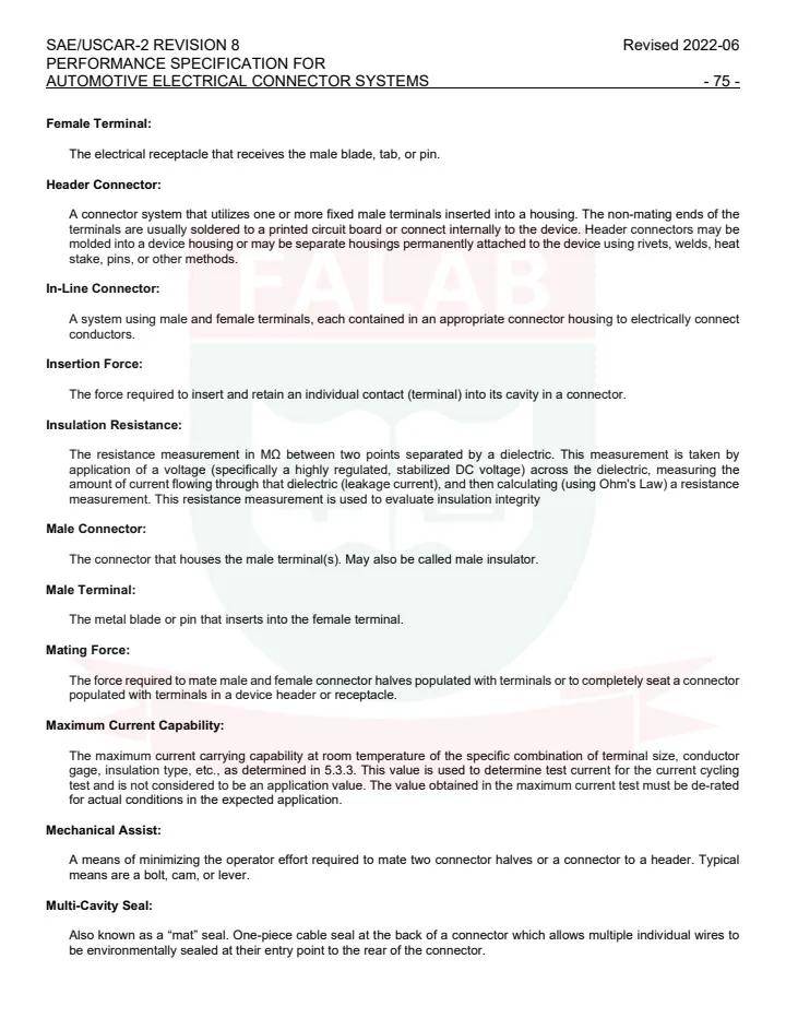 每个连接器人都知道的USCAR-2标准，SAE/USCAR-2 REBISION 8，美系汽车连接器_搜狐汽车_搜狐网