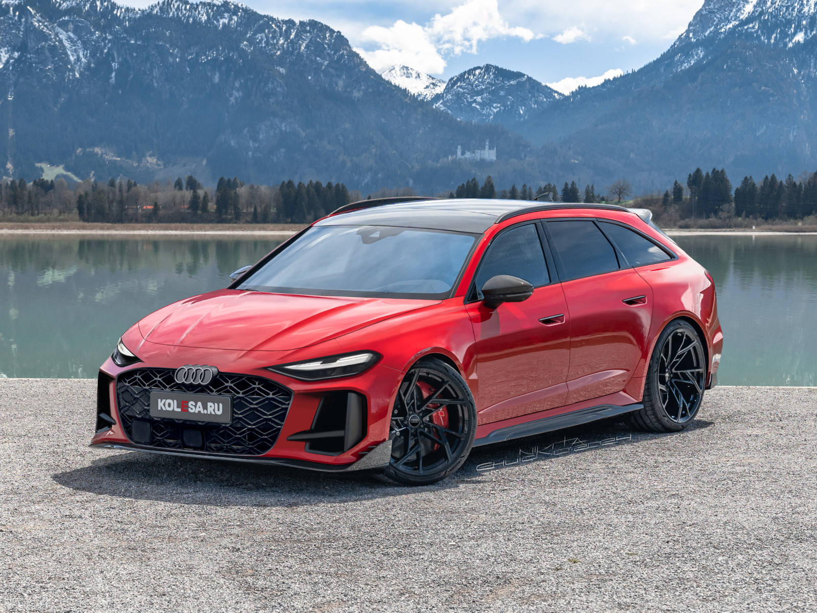 新款奥迪RS7旅行车渲染图曝光，或配4.0T V8混动，预计明年推出_搜狐汽车_搜狐网