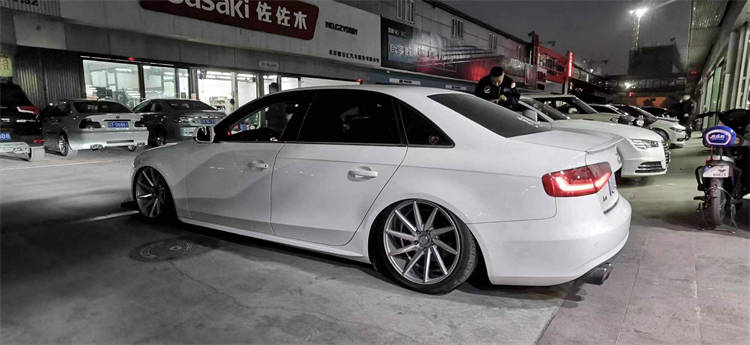 奢华姿态 奥迪A4改装AIRBFT空气减震案例_搜狐汽车_搜狐网