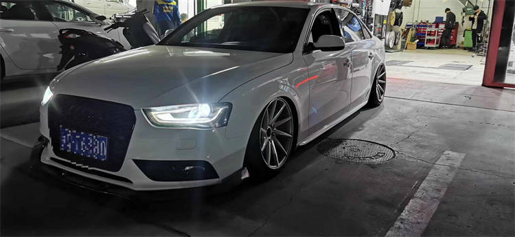 奢华姿态 奥迪A4改装AIRBFT空气减震案例_搜狐汽车_搜狐网