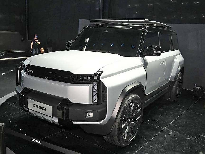 奇瑞iCAR 03T 2024款亮相成都车展，硬派越野设计_搜狐汽车_搜狐网