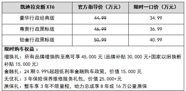 豪华大型SUV普惠者 限时一口价34.99万起 新XT6上市_搜狐汽车_搜狐网