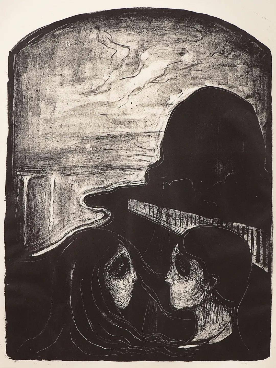 表现主义艺术流派先驱爱德华·蒙克 Edvard Munch 作品 影响 印象派