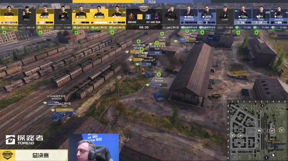 虽败犹荣！ONEONE在《坦克世界》WCI大赛取得亚军，创造CNWOT历史_欧服_比分_双方