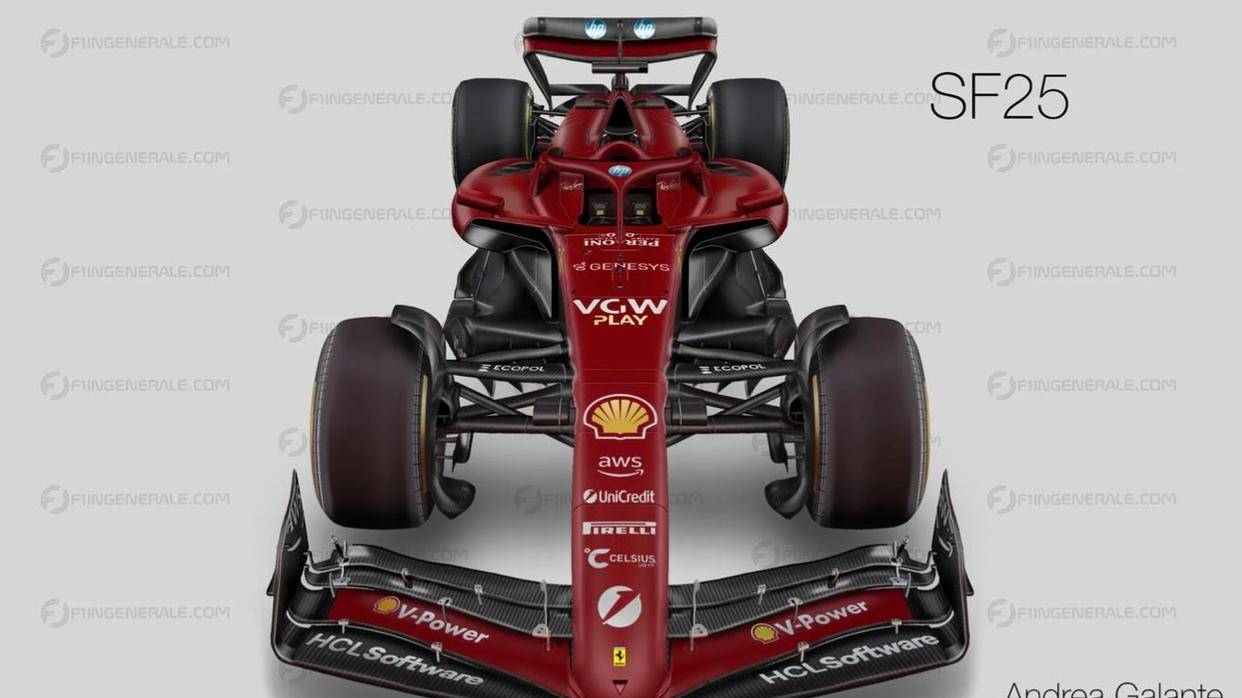 法拉利SF25最新渲染图曝光：透露哪些关键设计信息？_搜狐汽车_搜狐网