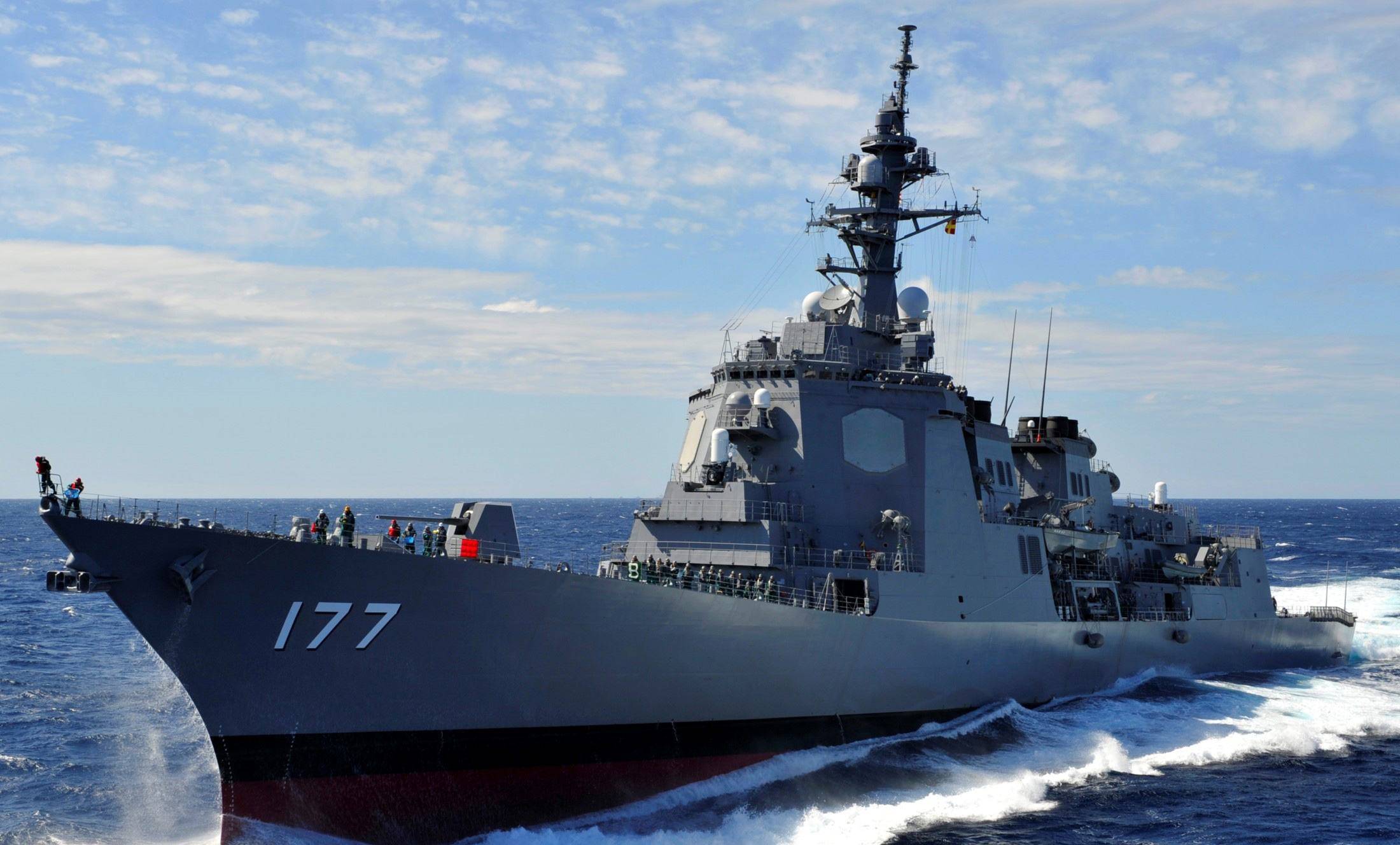 052D驱逐舰即将满编38艘：战力强悍不容小觑！_批次_中国海_防空导弹