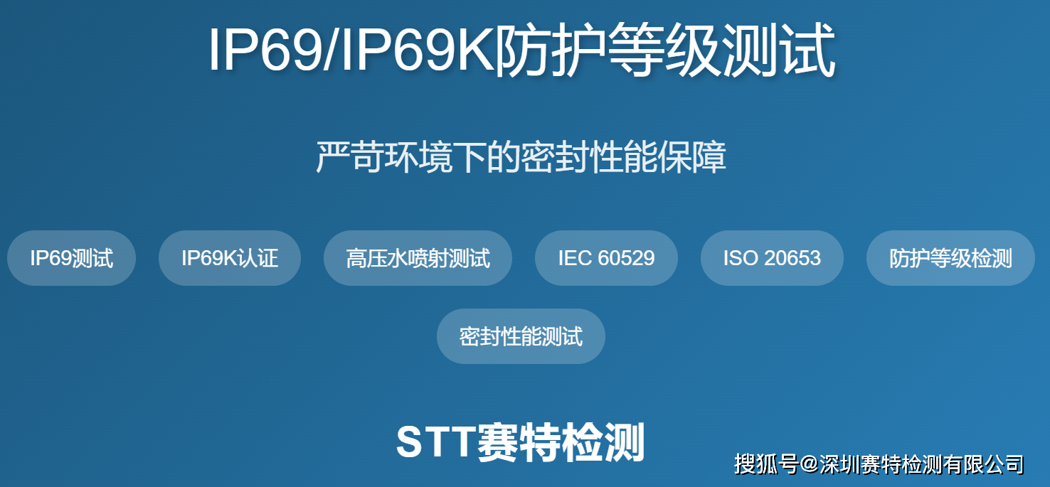 IP69 vs IP69K 防护等级测试全解析：一字之差，天壤之别！——STT赛特检测_搜狐汽车_搜狐网