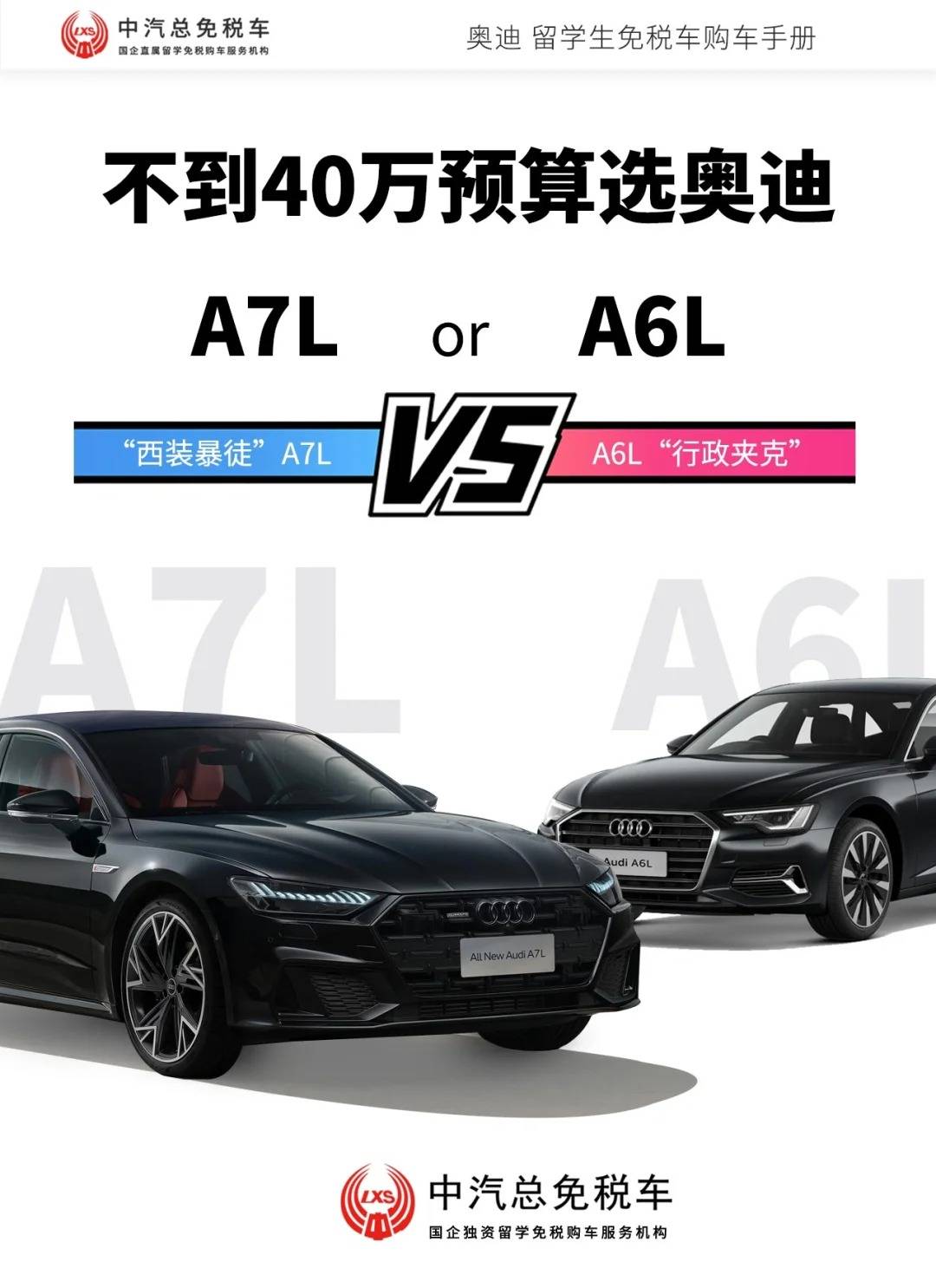 同学别纠结|留学生免税车A7l和A6l大对比_搜狐汽车_搜狐网