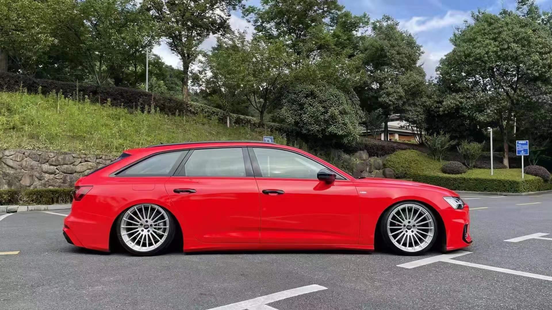 奥迪 A6 C8 与 airbft 气动避震：演绎极致改装传奇_搜狐汽车_搜狐网