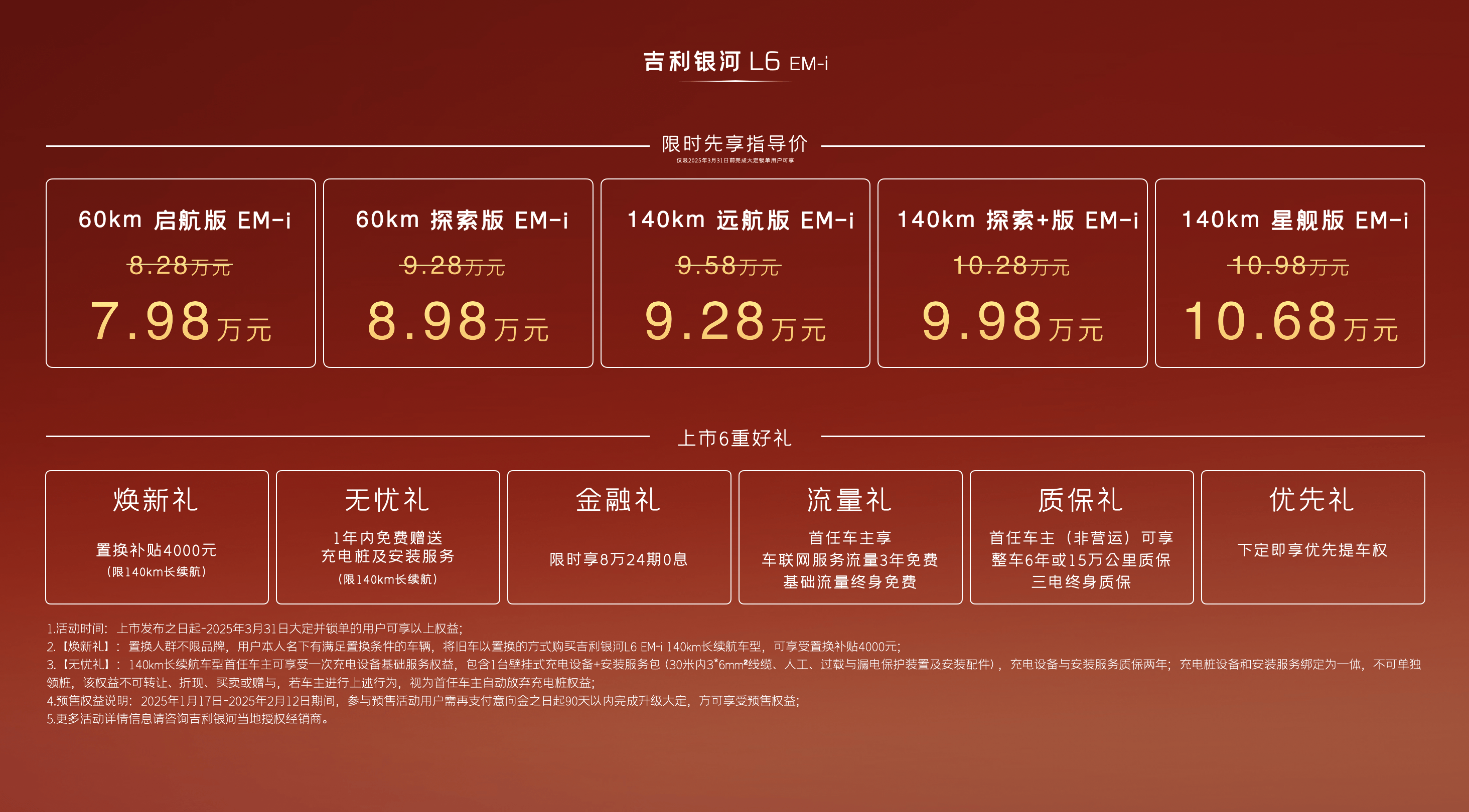 限时7.98万起售，2L油耗+2000km续航，吉利银河L6 EM-i震撼上市_搜狐汽车_搜狐网
