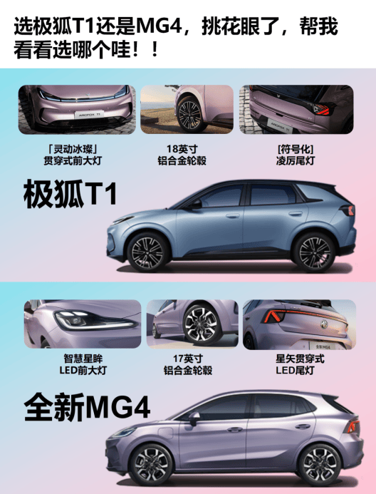 极狐T1正式上市 售价6.28万起与MG4谁更贴心_搜狐汽车_搜狐网