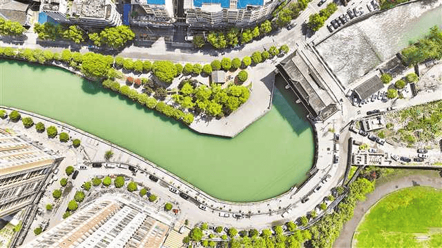 Lucid water, green banks, smooth flow, and beautiful scenery_the_county ...