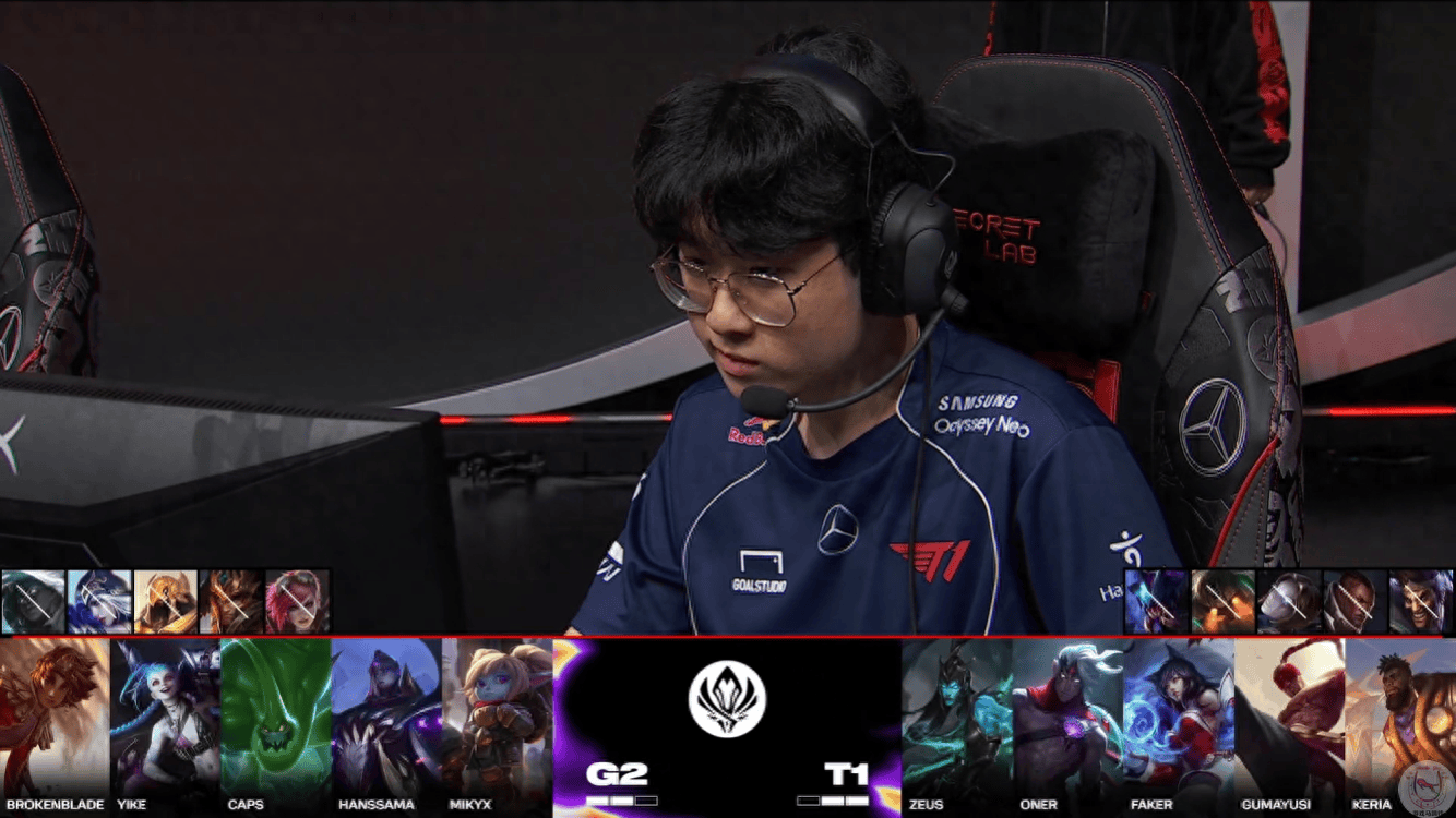 绝境李相赫！Faker狐狸秒杀ADC助T1翻盘G2晋级_比赛_金克丝_团队