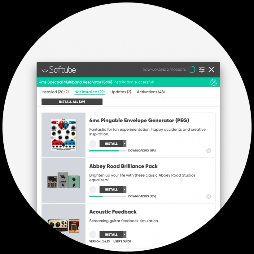 喜讯：Softube Central 现可正常使用啦_广告_淘宝_全景