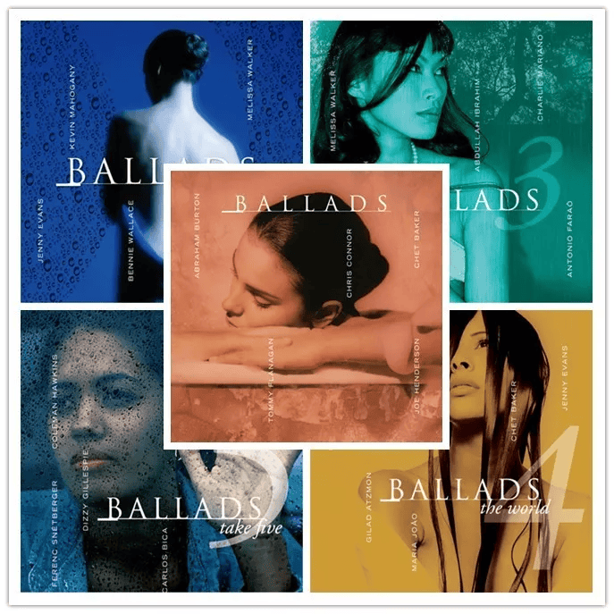 分享 | 欧洲爵士大厂ENJA爵士乐HIFI名曲精选集 爵士情歌1-5（ADMS压片）_Ballads_系列_美国
