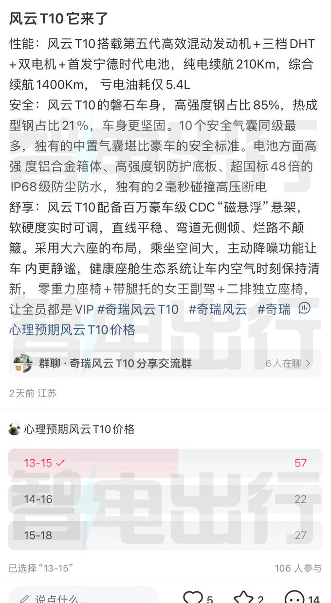 奇瑞内部：风云T10 7月14日上市！卖13万起能火吗_搜狐汽车_搜狐网