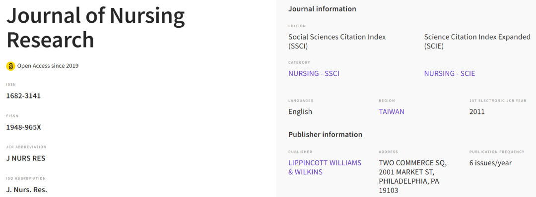 SCI投稿特殊要求之Journal of Nursing Research_pages_and_today