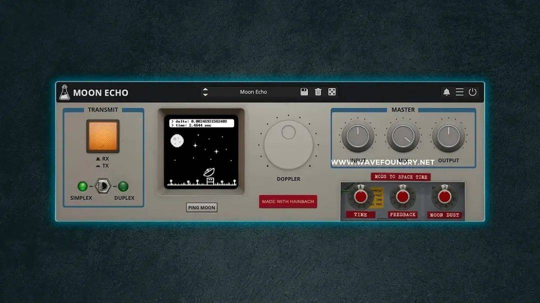 Audio Thing 发布免费延迟插件 - Moon Echo_月球_模拟_调整