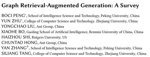 《Graph Retrieval-Augmented Generation: A Survey》论文解读_检索_信息_知识库