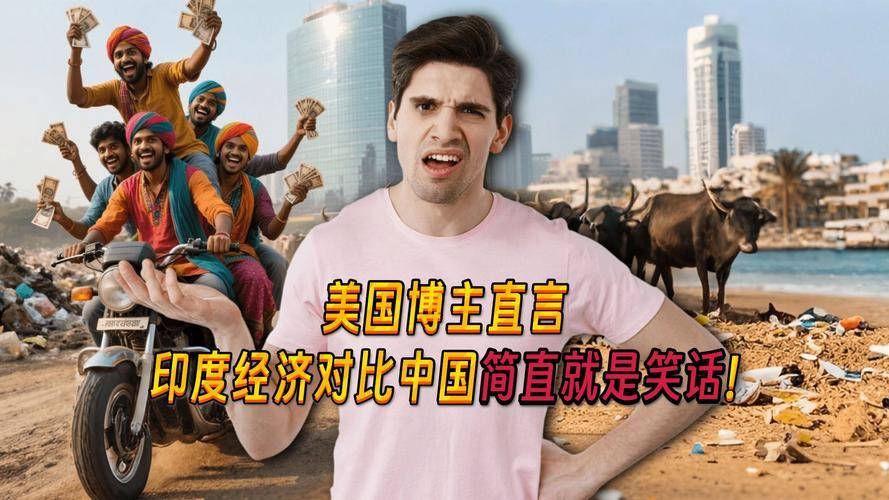 美国博主对比中印经济，称印度跟中国比就像笑话，印度网友破防_国家_peterg_超级大国