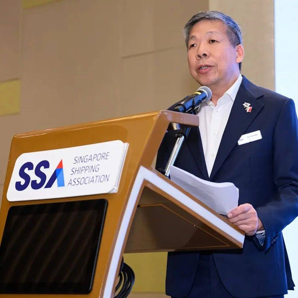 太平船务张鼎声当选新加坡航运协会新一任主席 | 航运界_Teng_Orient_首席