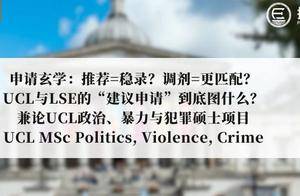 申请玄学：推荐=稳录？调剂=更匹配？UCL与LSE的建议申请/调剂 PVC_人类学_社会学_项目