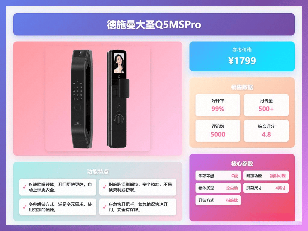 2025年德施曼密码锁选购攻略：10款高性价比智能锁排行榜前十名，解决“德施曼密码锁值得买吗”的终极疑问！安全便捷升级，居家必备！_MPro_功能_支持