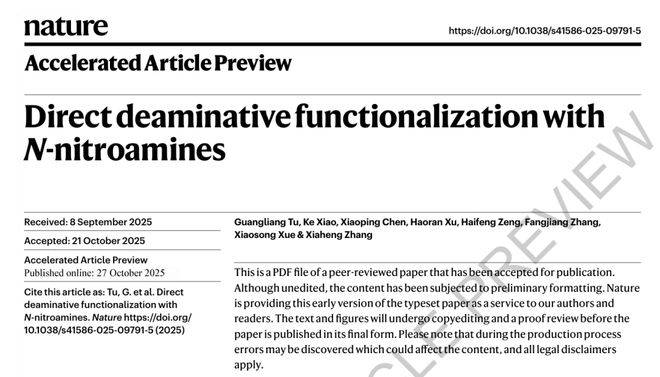 登上 Nature，国科大团队颠覆工业领域 140 年传统工艺_高等研究院_成果_制药