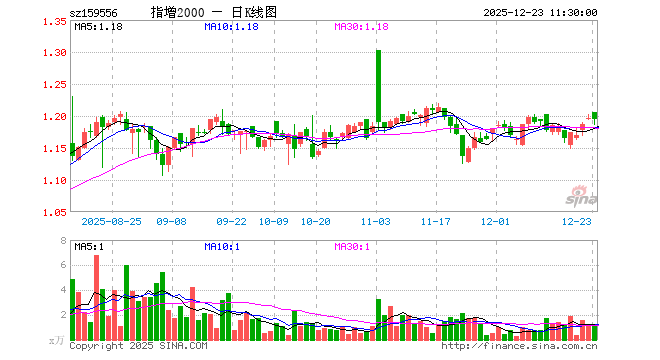 中证2000ETF增强（159556）跌0.17%，半日成交额132.37万元_搜狐网